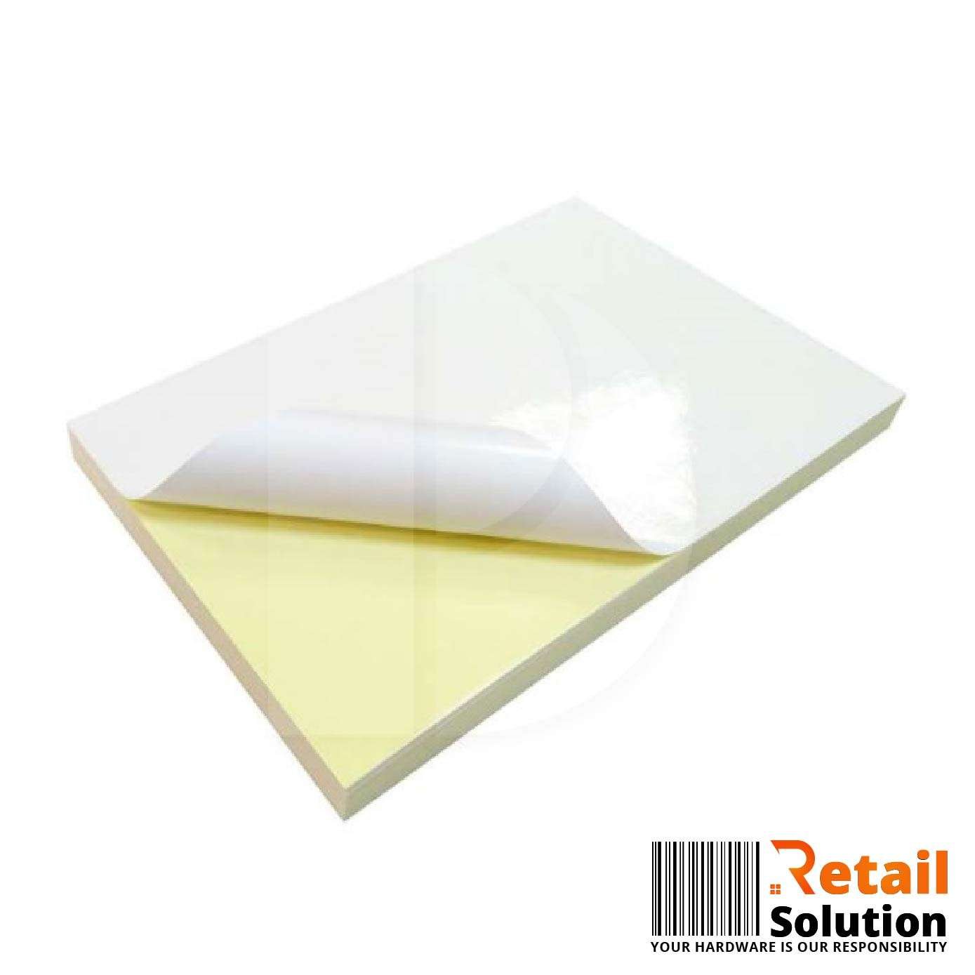 A4 Size Barcode Label Sticker | Retail Solution