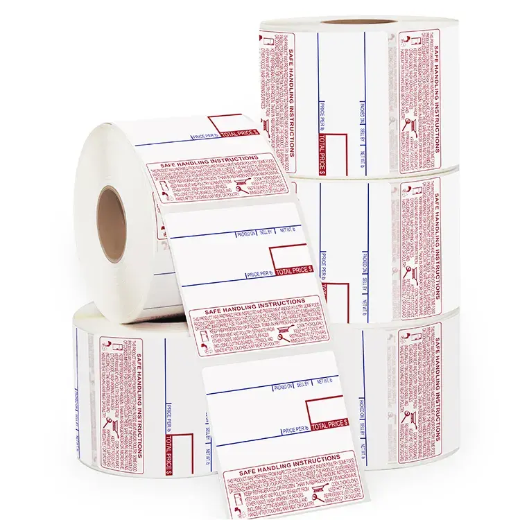 CAS Weighing Scale Label Roll For Supermarket